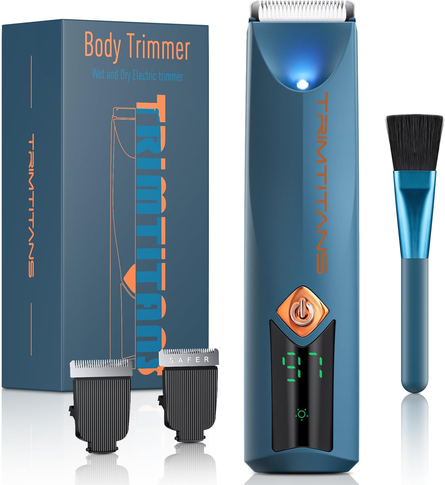 Amazon.com: REYOLL Body Hair Trimmer for Men-Electric Groin Groomer ...