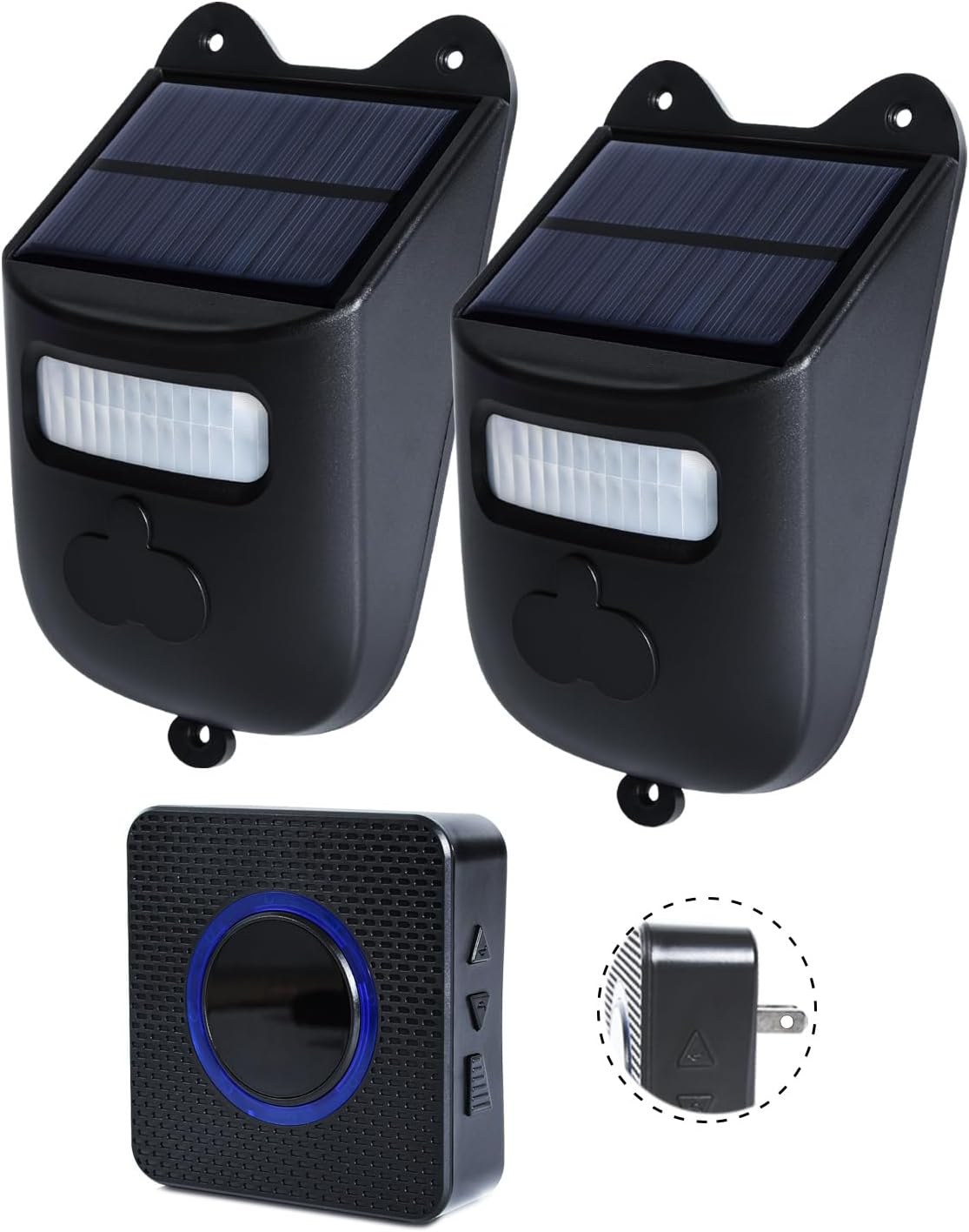 Amazon.com: Driveway Alarm | KOOSTONE Solar Wireless Driveway Alert ...