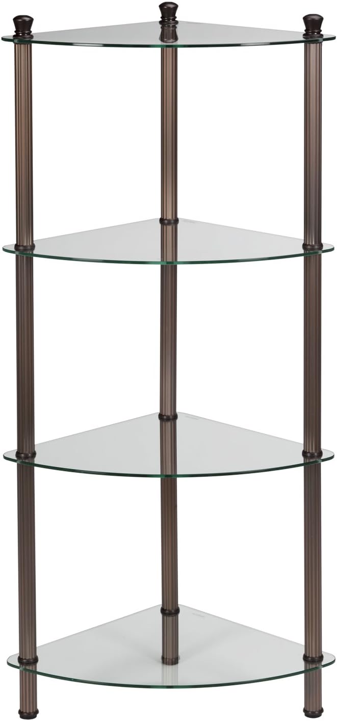 Amazon.com: CreativeWare 4-Shelf Corner Tower : Home & Kitchen
