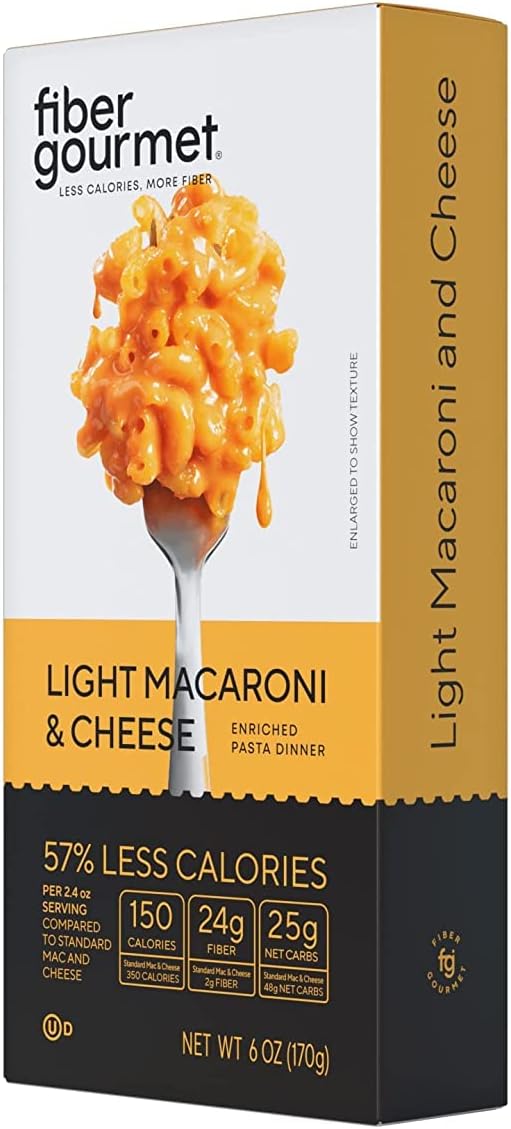 Amazon.com : Fiber Gourmet Pasta - Light Spaghetti Pasta - Low Net Carb ...