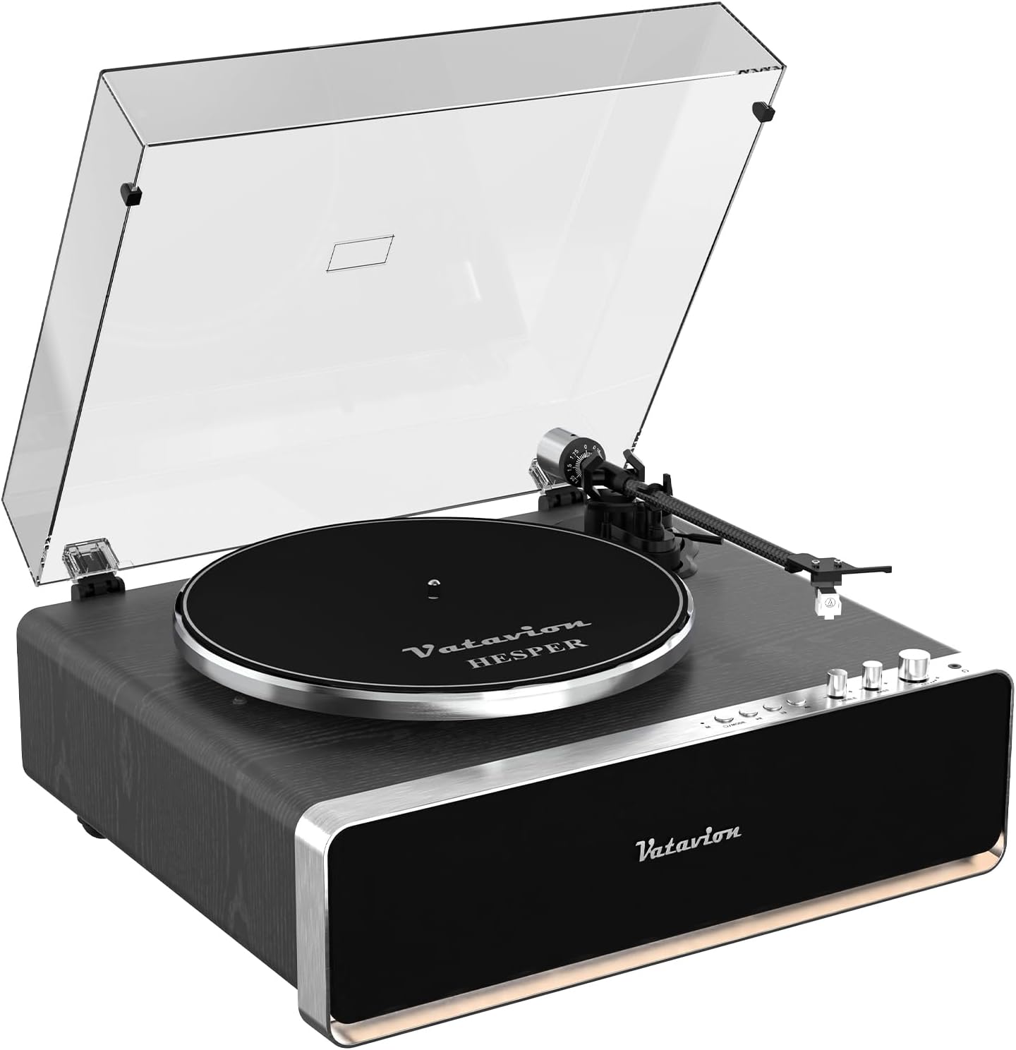 Amazon.com: VATAVION Vinyl Record Player, Built in Speakers Phono ...