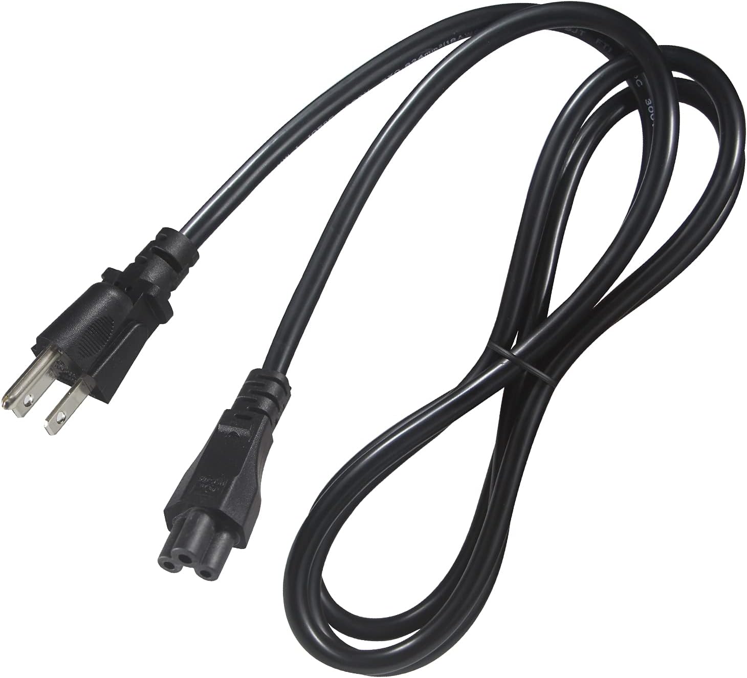 Amazon.com: 3 Prong AC Laptop Power Cord 5Ft Universal Power Cable ...