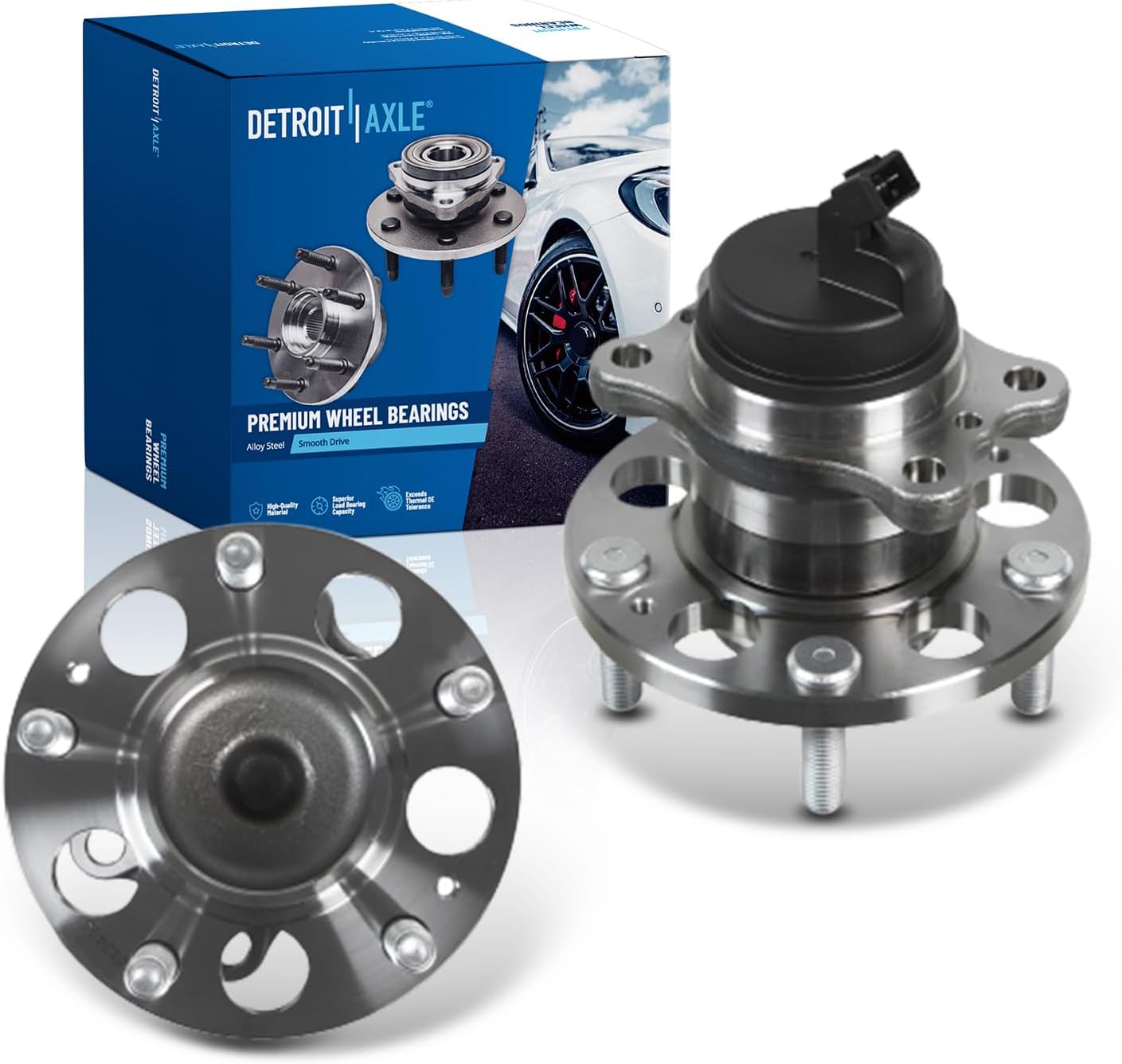 Amazon.com: Detroit Axle - Rear Wheel Bearing Hubs for 2014-2019 Kia ...