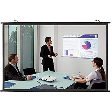 Technolite Universal Map Type Projector Screen 8 Ft. x 6 Ft. - 120 ...