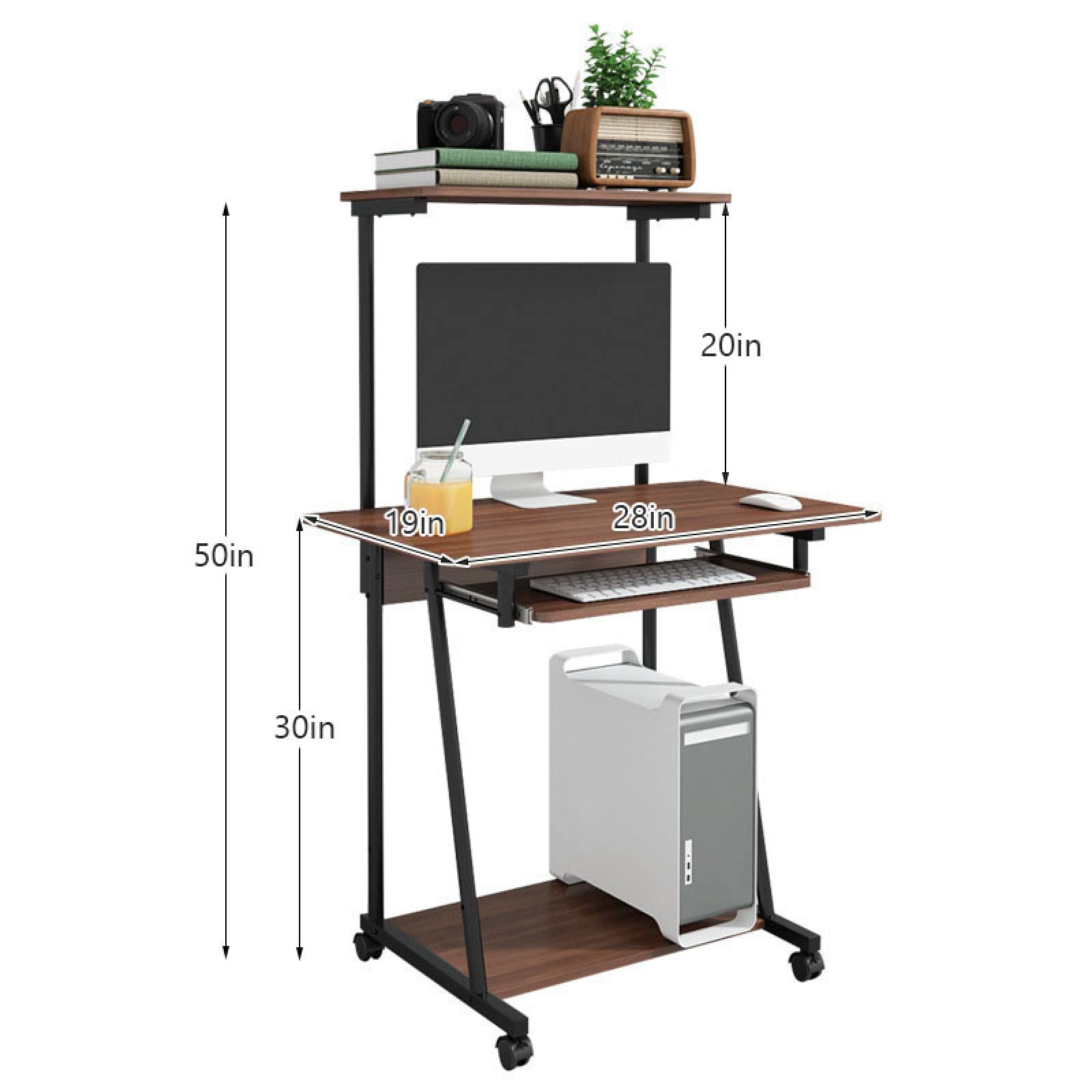 Small Portable Computer Desk Tribesigns Portable Desk, Adjustable