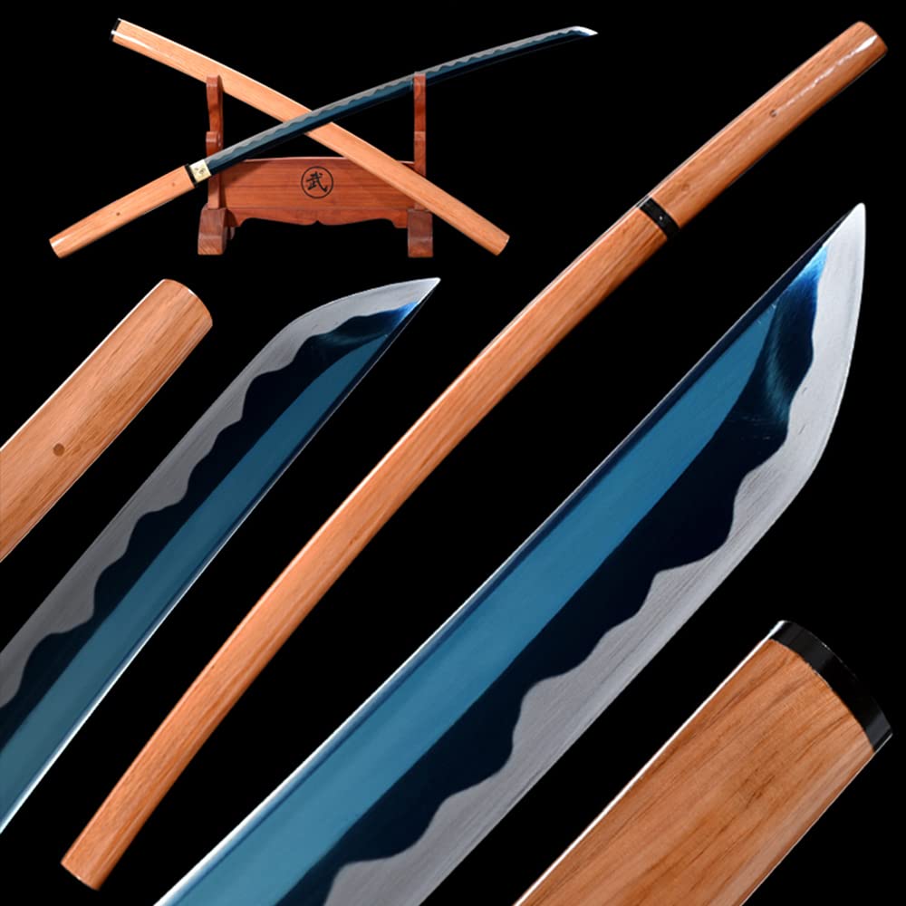 Buy LQBJKatana Full Tang Hand-Forged Actual Samurai Extremely Sharp ...