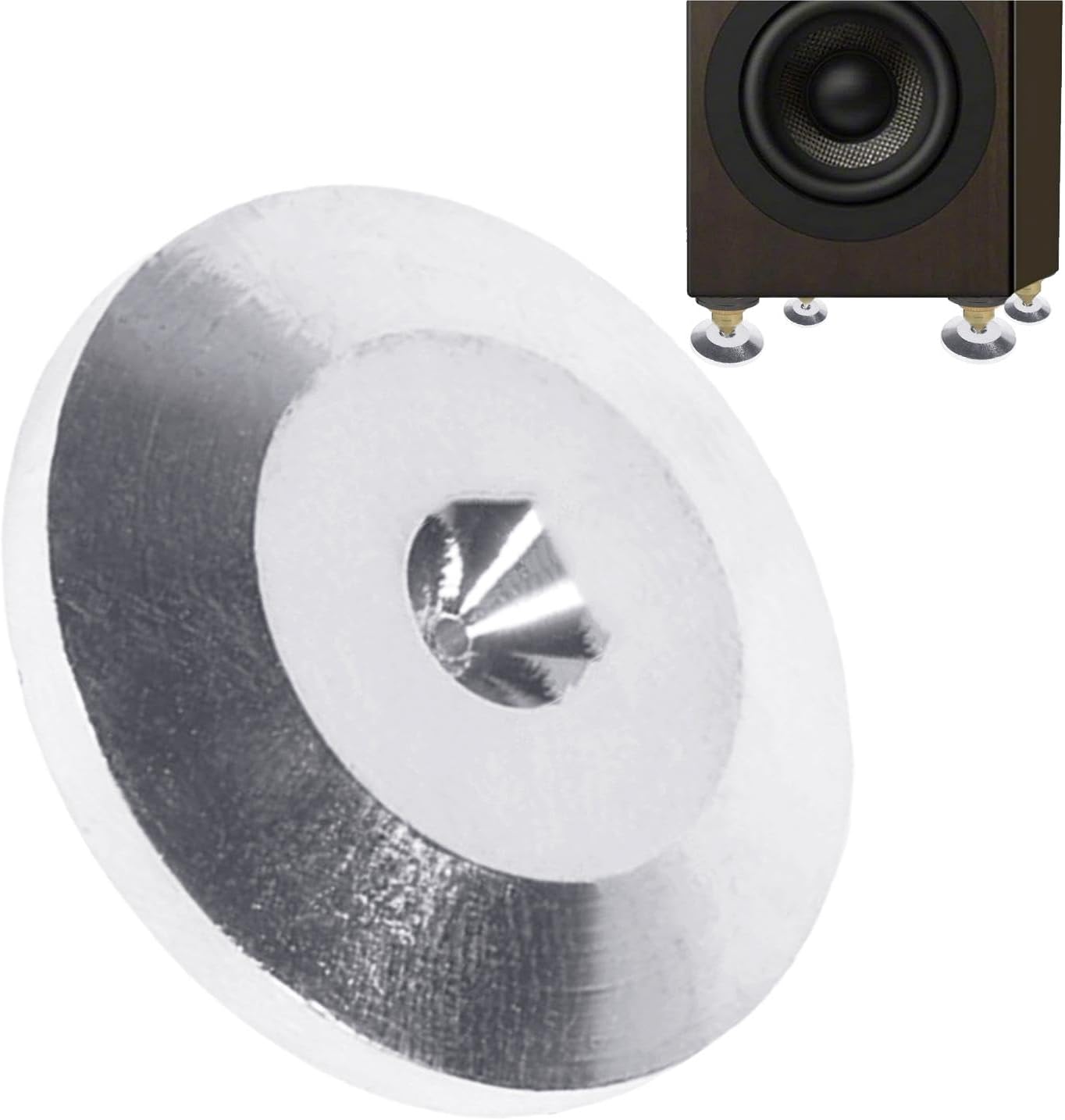 Teupyon Subwoofer Isolation Feet - Speaker Pads Mats,Non-Slip Copper ...