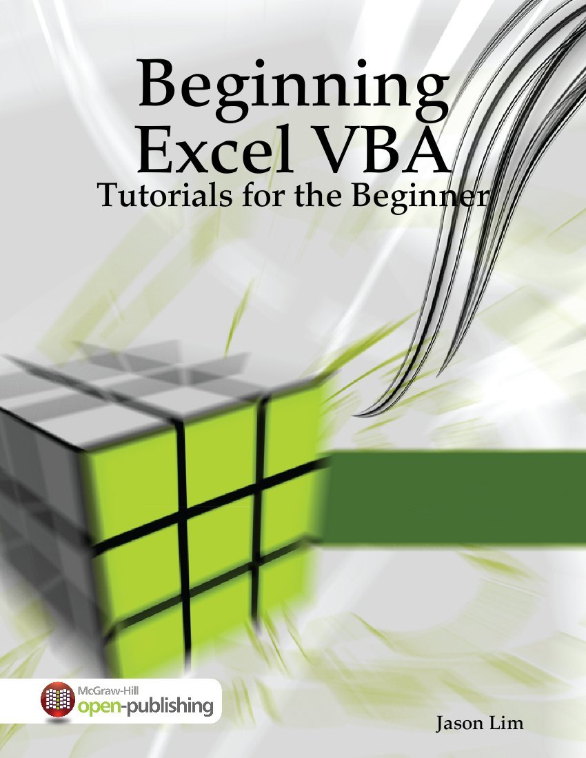 Amazon.com: Beginning Excel VBA Programming eBook : Technologies ...