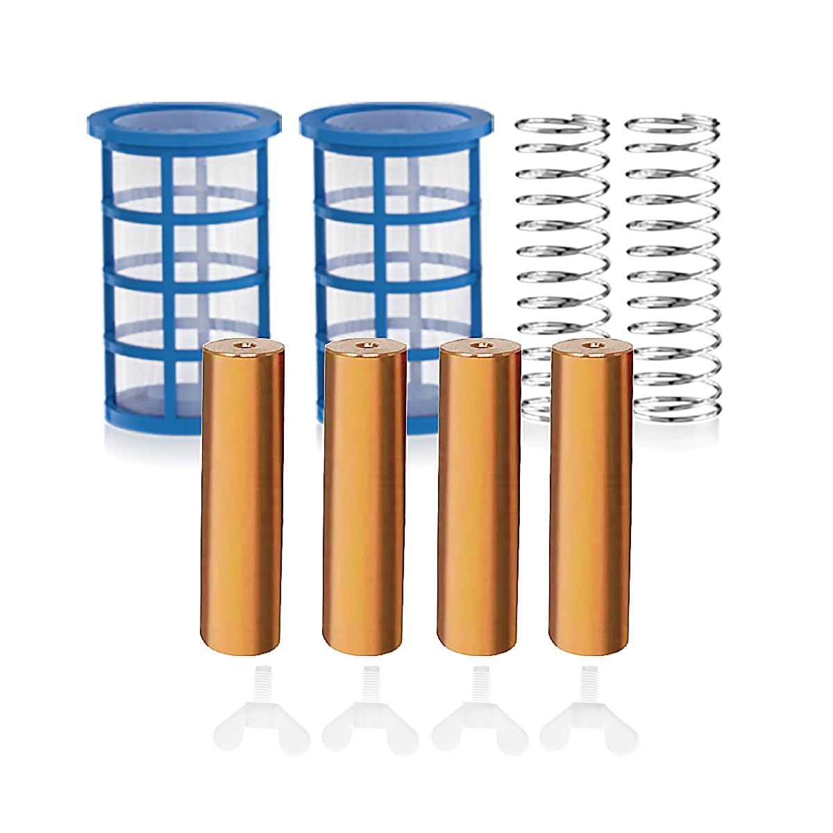 Amazon.com: 12 Pcs Pool Cleaner Replacement Kit, 4 Copper Anodes, 2 ...