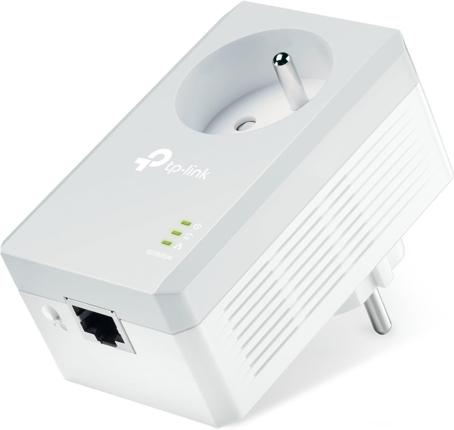 Metronic 495466 Prise CPL netsocket 600 MB/s avec 1 Port Fast Ethernet ...
