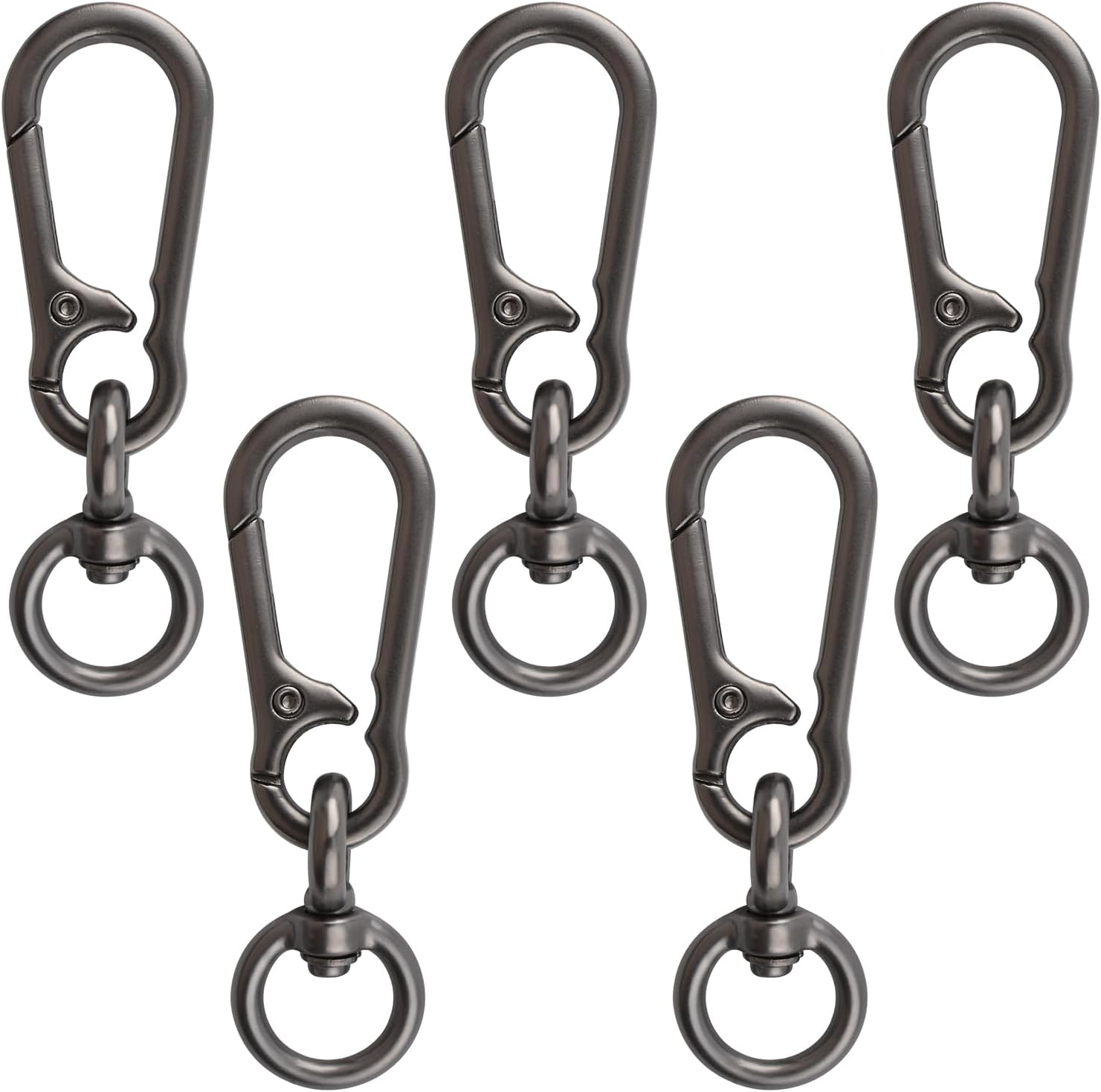 UFURMATE Swivel Clip, 5Pcs Zinc Alloy Leash Swivel Snap Hooks Locking ...