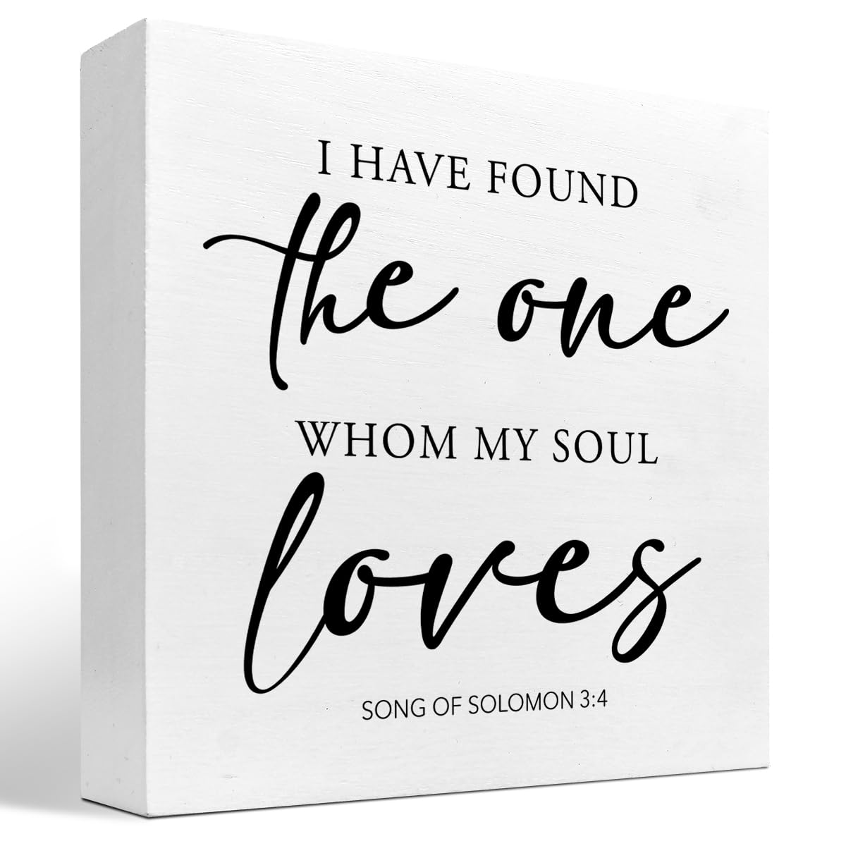 Amazon.com: Bible Scripture Song of Solomon 3:4 I Have Found the One ...