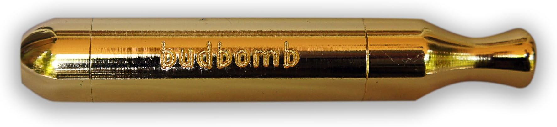The ORIGINAL Budbomb, World Famous and Patented BUDBOMB Pipe - GOLD ...