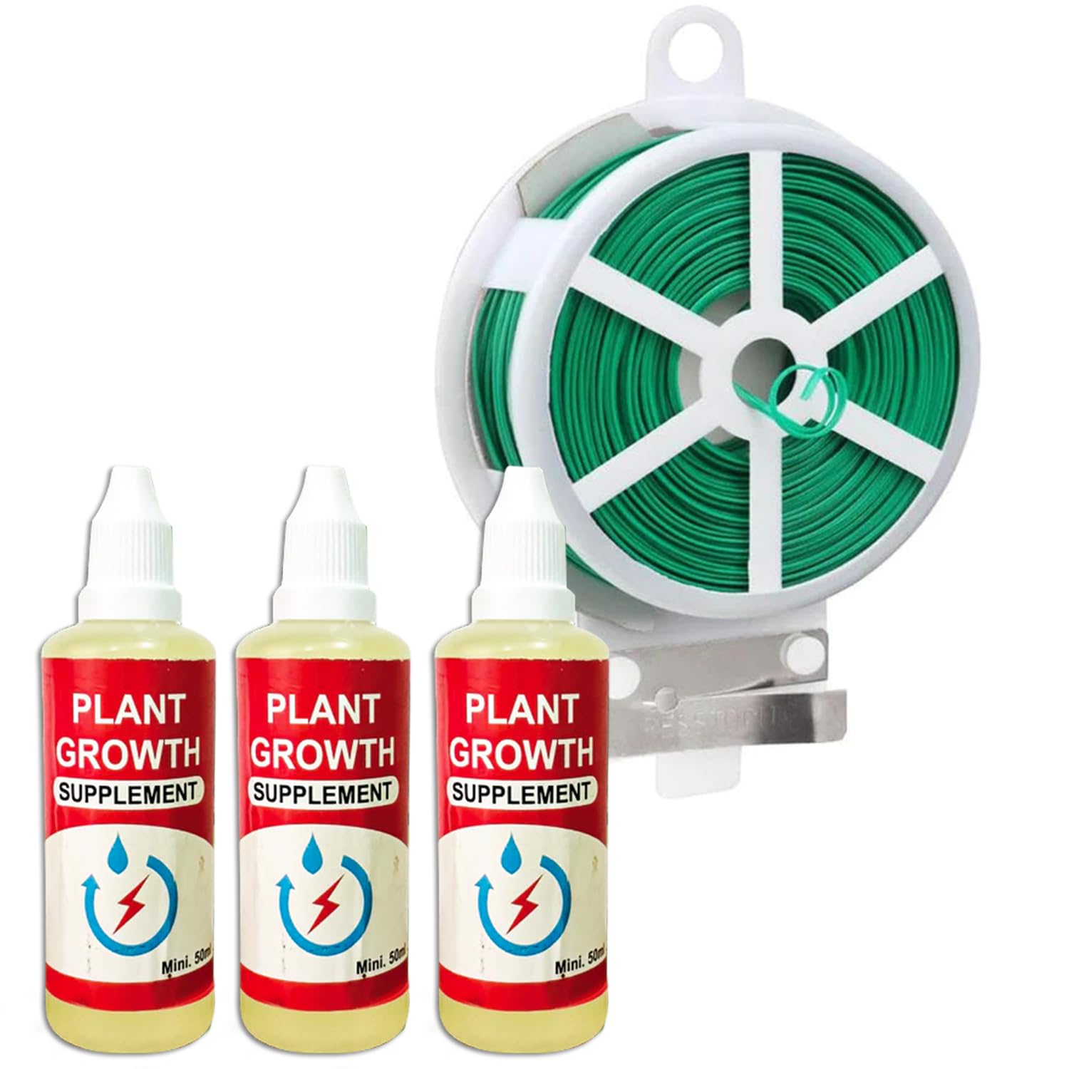 Plastic Twist Tie Wire Spool With Cutter With Plant Growth Enhancer ...