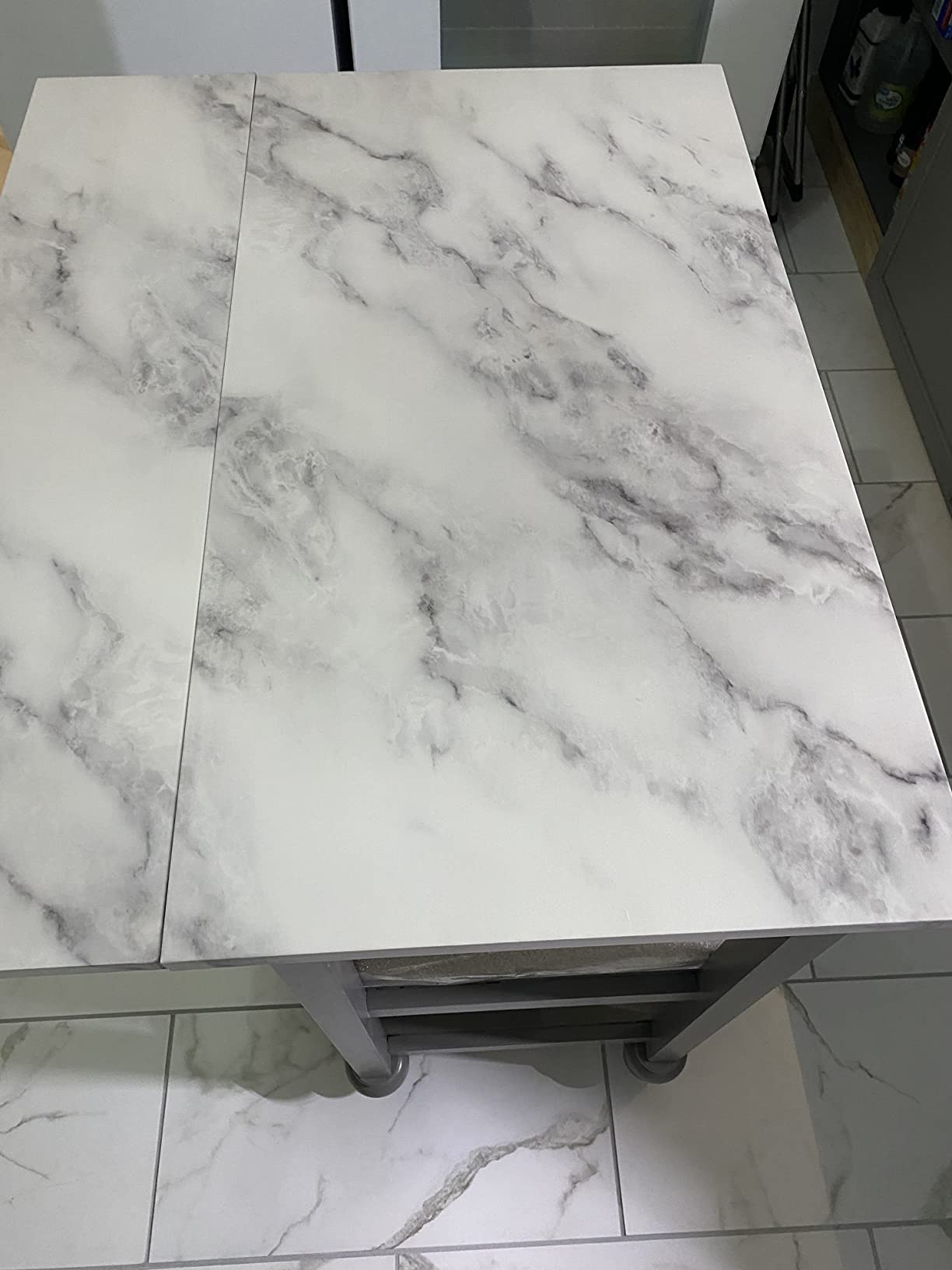 $10/mo - Finance Decotalk 30"x200" Countertop Vinyl Wrap Marble Contact ...