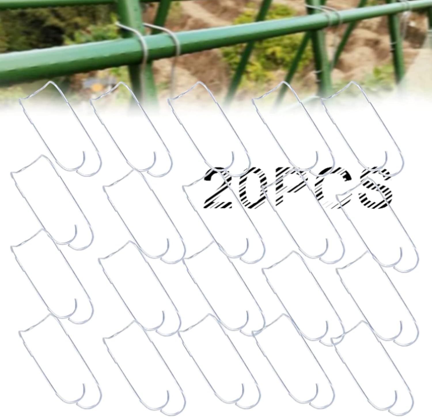 Amazon.com : Plant Connecting Buckles 20pcs Plant Cages Connector ...