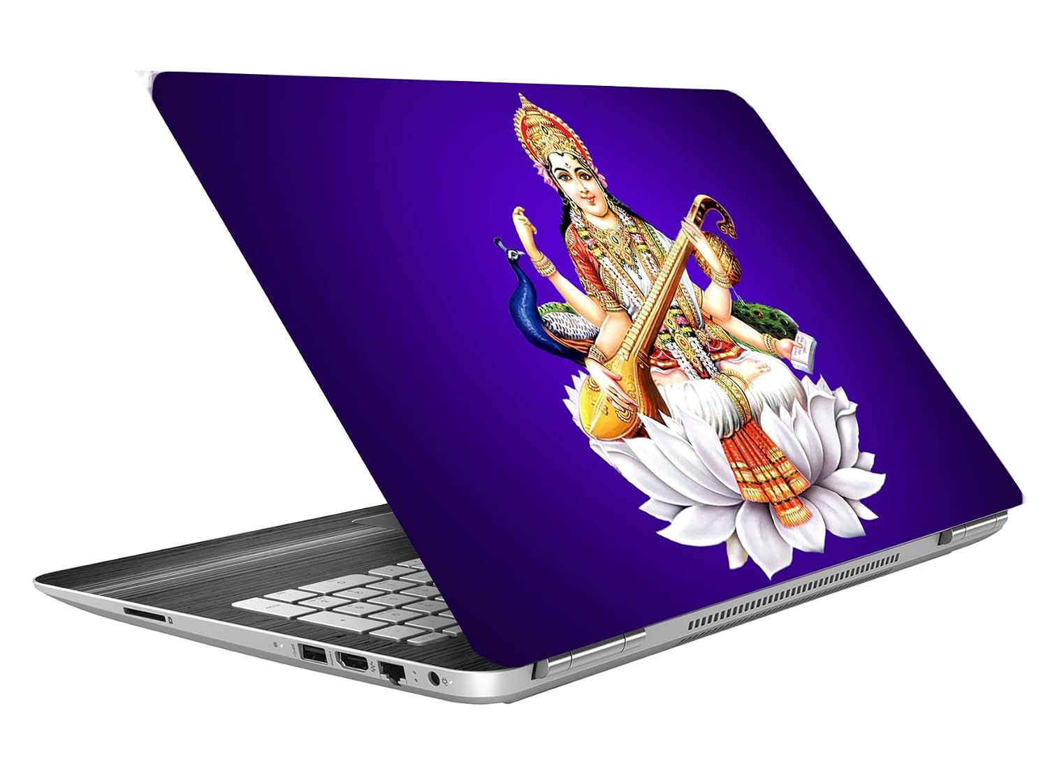 Oneworld. Maa Saraswati Laptop Skin Sticker for 15.6 Inch (Upto 16 Inch ...