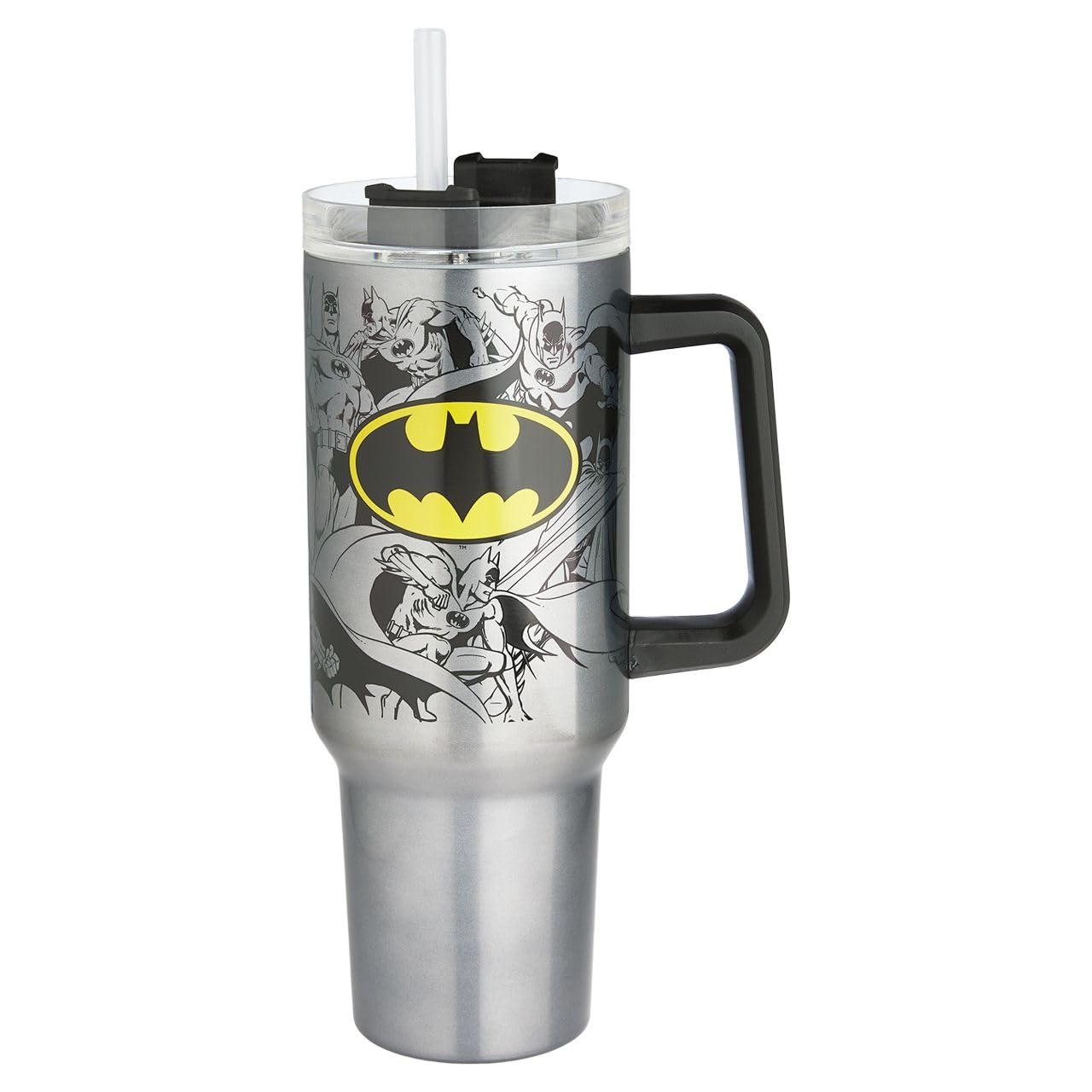 Amazon.com: Spoontiques - Batman Stainless Steel Travel Mug with Handle ...