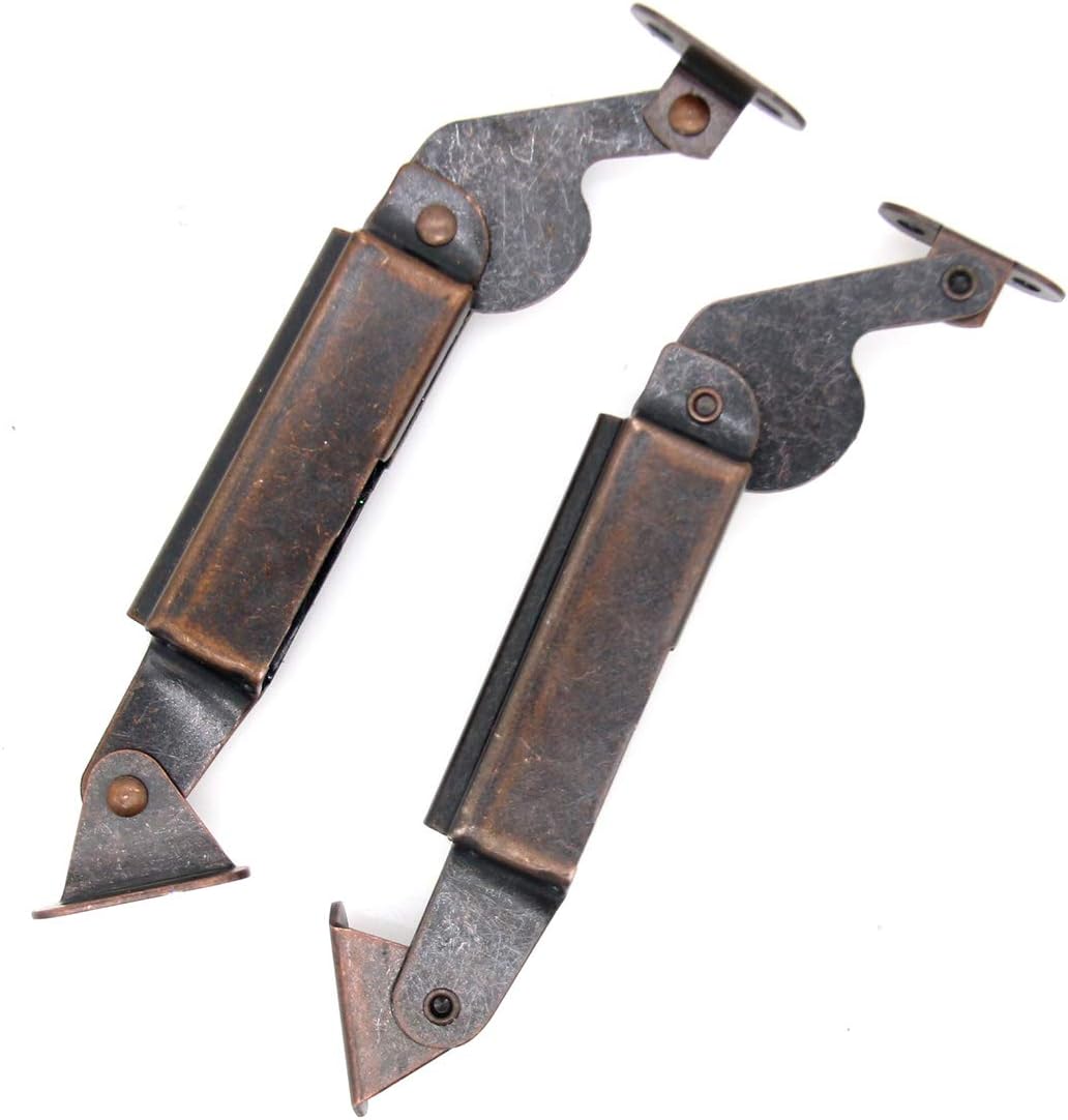 1 Pair of Self-Balancing Lid Support Hinges, Left & Right, Dark Bronze ...
