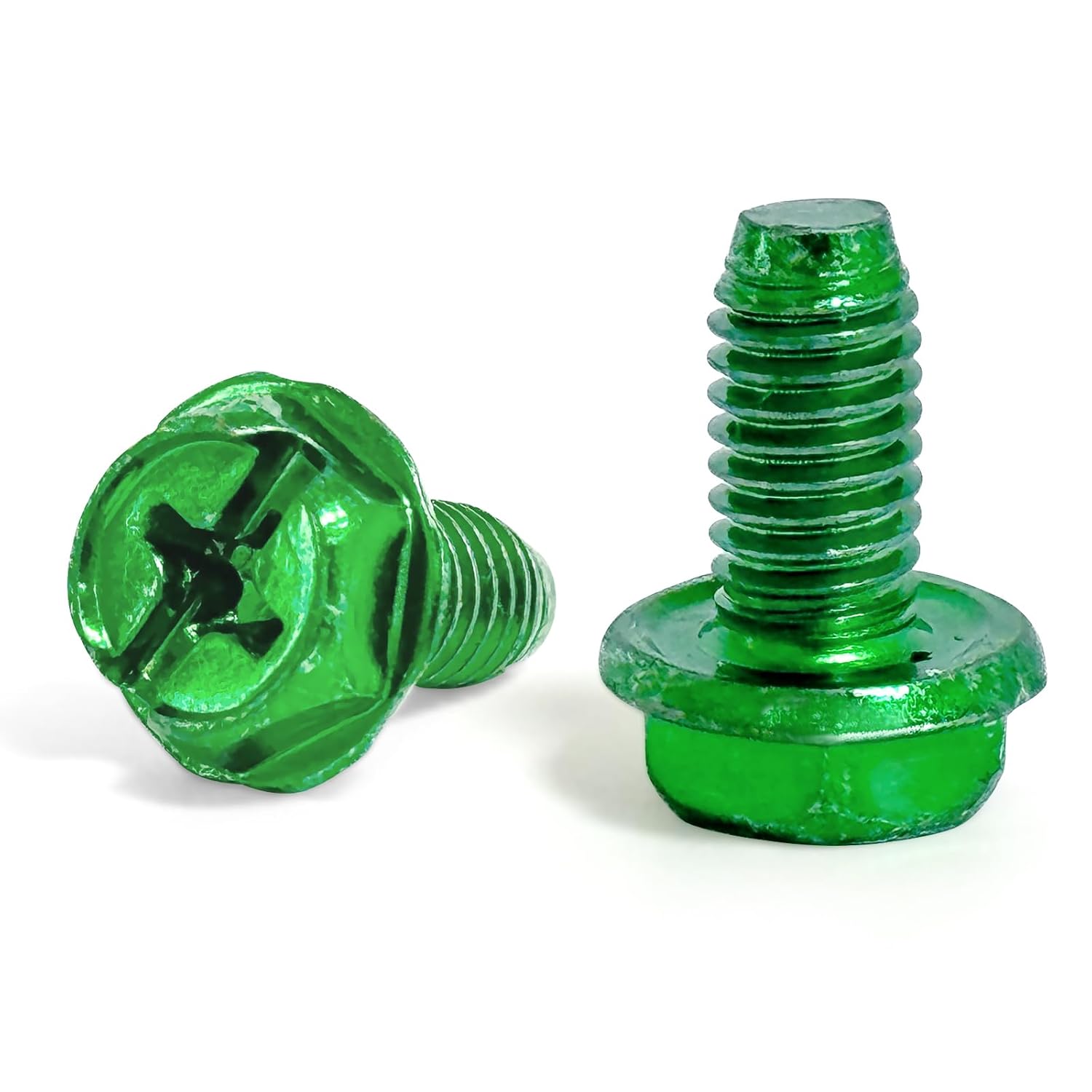 10-32 x 3/8 Hex Head Grounding Screw, Combination Grounding Screws for ...