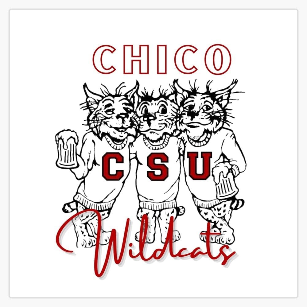 Amazon.com: Chico State Wildcats Window Water Bottle Bumper Sticker ...