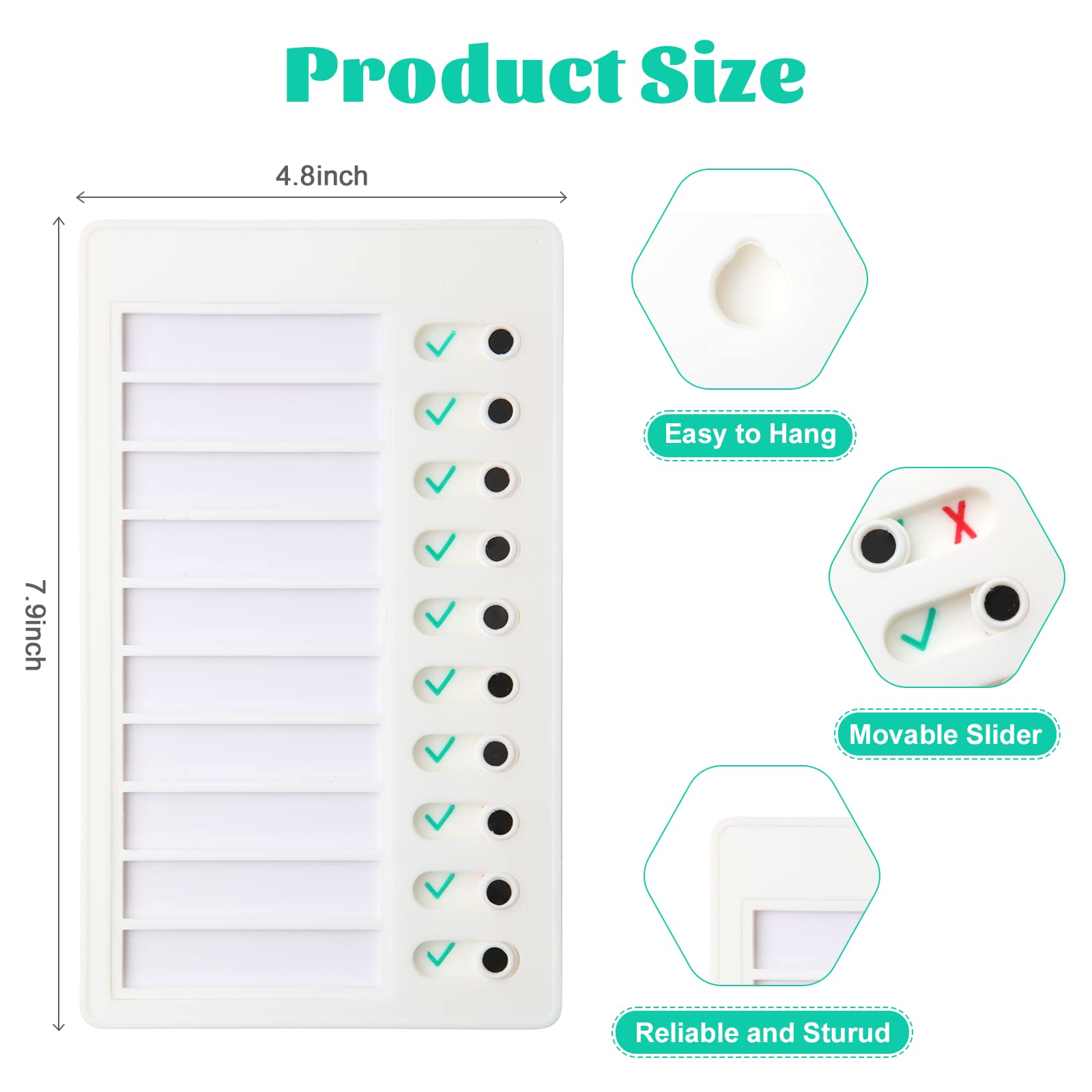 Snapklik.com : Aleric 2 Pieces Chore Chart For Kids To Do List Chores ...