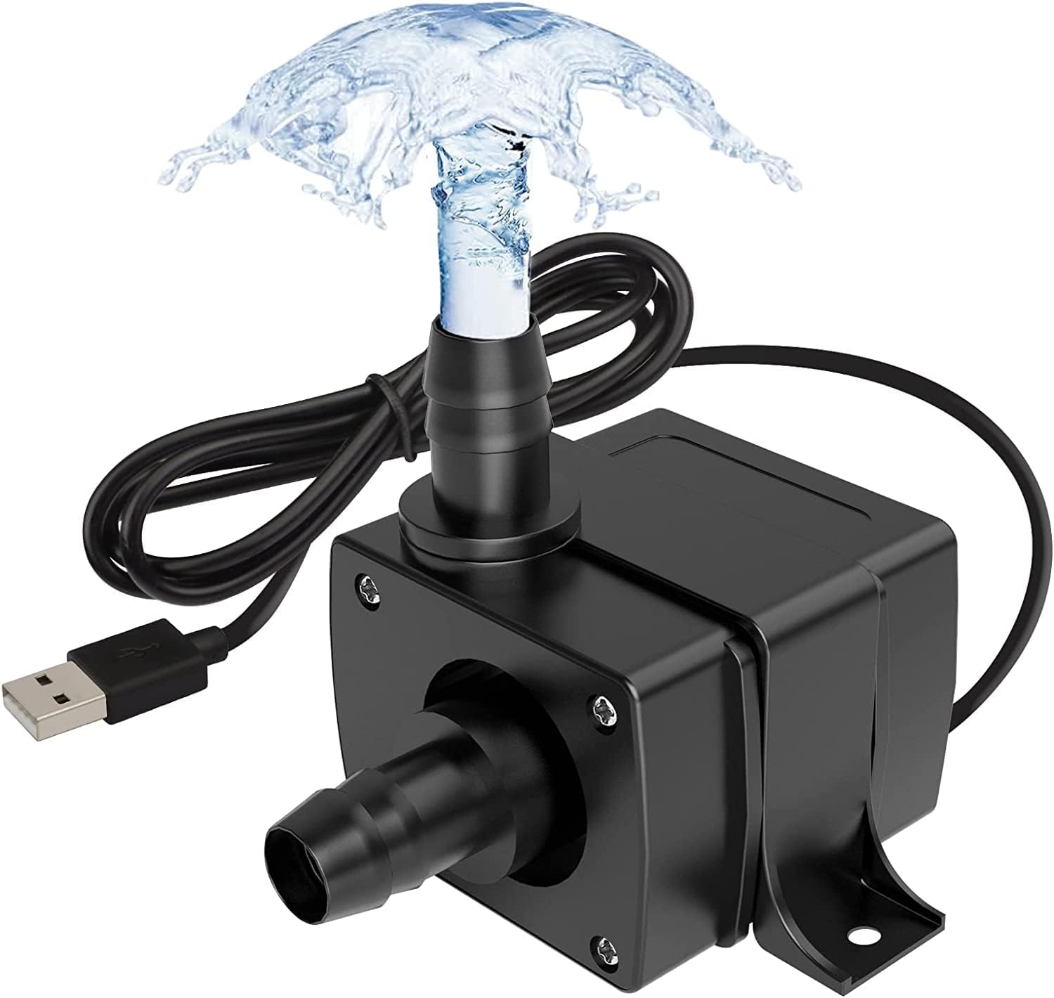 LEDGLE Pompe Eau Submersible, USB Aquarium Pump, Ultra-Silencieux Mini ...