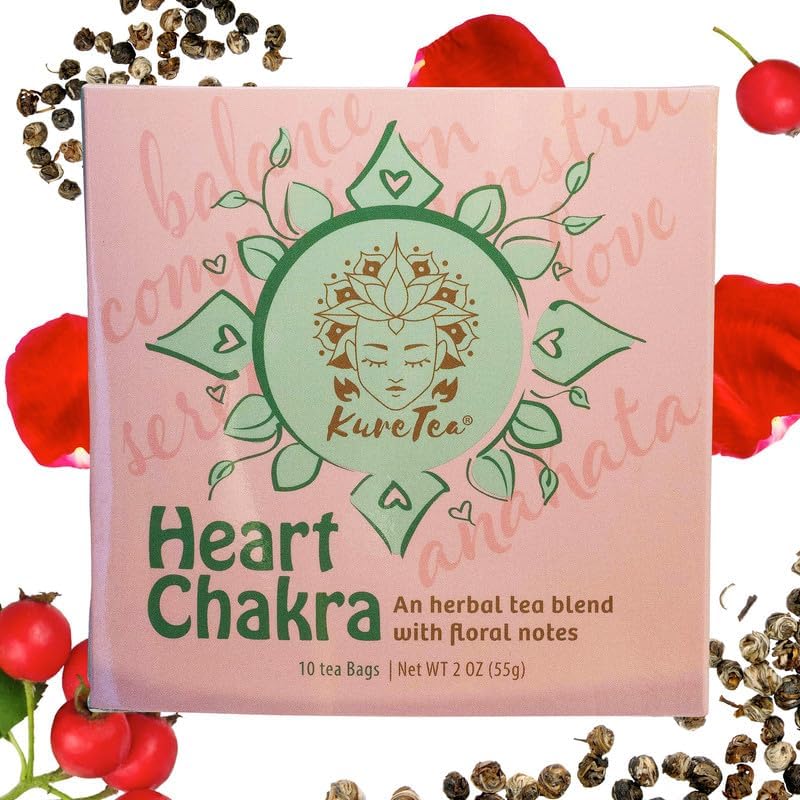 Amazon.com : Heart Chakra Tea Bags - Fresh & Organic Ayurvedic Tea Bags ...