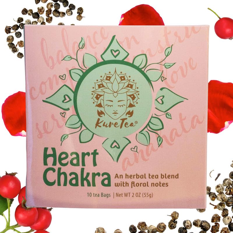 Amazon.com : Heart Chakra Tea Bags - Fresh & Organic Ayurvedic Tea Bags ...