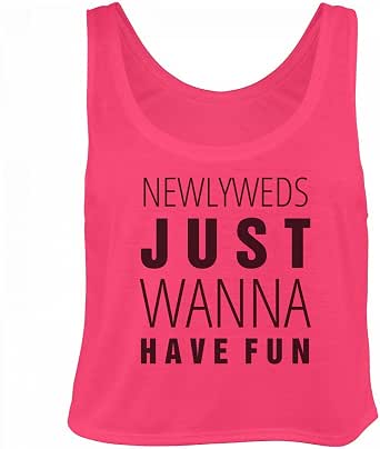 Amazon.com: Newlyweds Have Fun: Bella Women's Flowy Boxy Tank ...