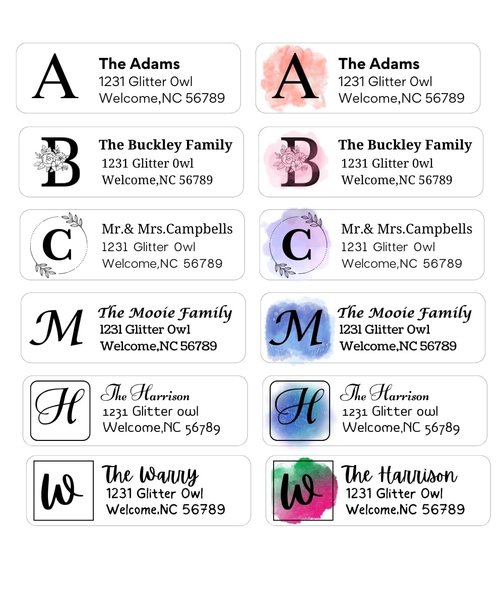 Personalized Return Address Labels - Custom Address Labels with ...
