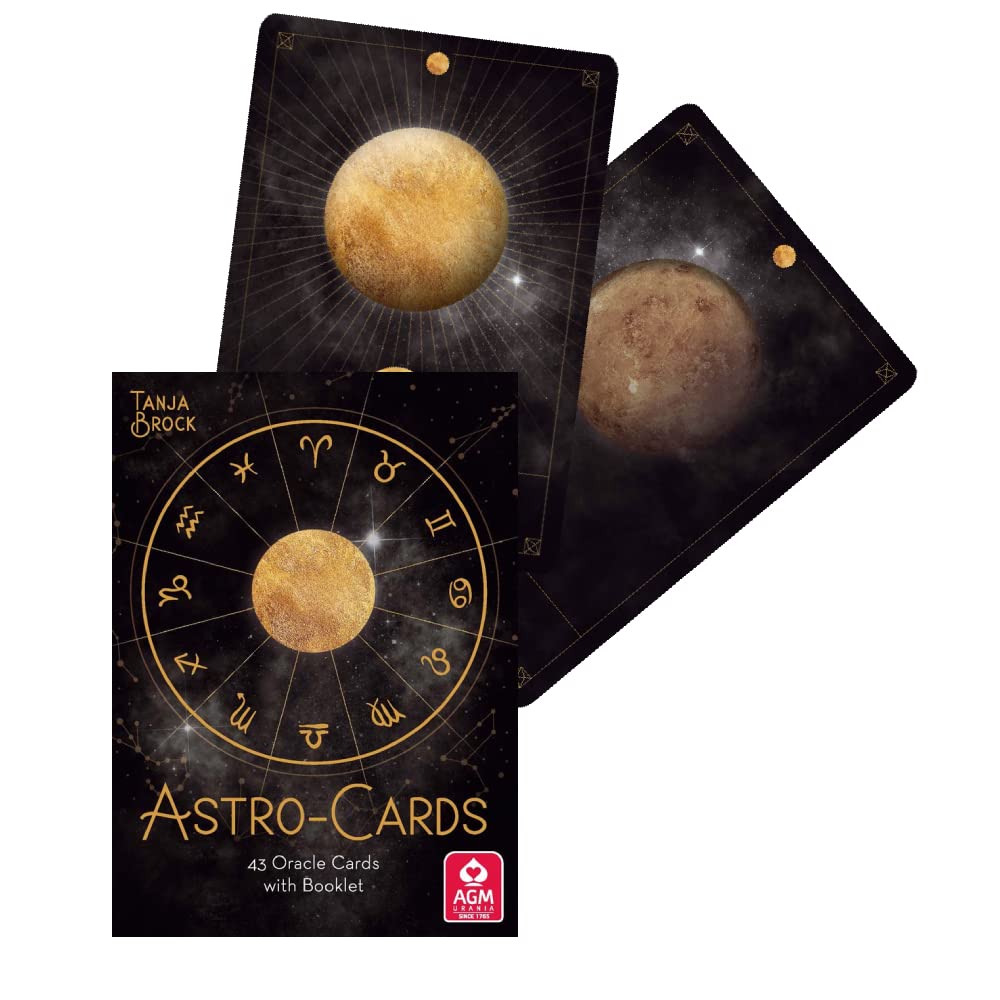 Buy Astro-Cards 43 Oracle Cards with Booklet Tanja Brock Agm Urania ...
