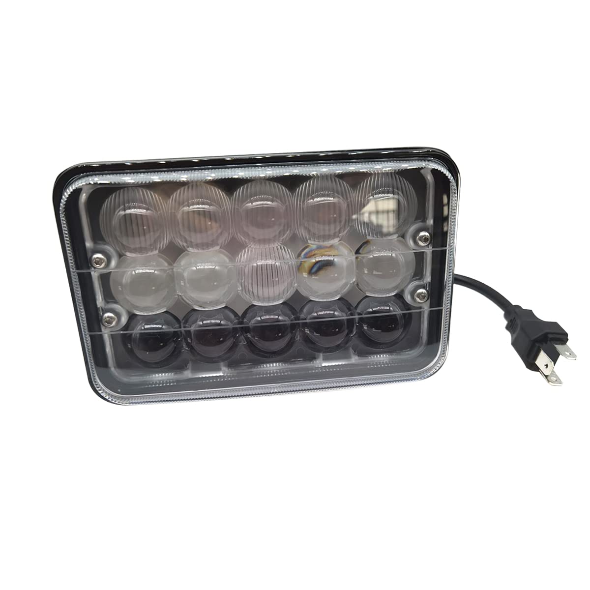 AGP.1978 4"x6" 45W Hi-lo LED Headlight 6000K offroad Driving Fender ...