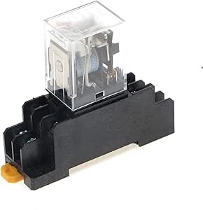 Amazon.com: YXQ AC110/120V Coil Electromagnetic Power Relay 8Pin DPDT Red Indicator Light HH52P ...
