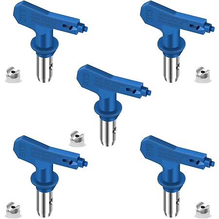 9 Pieces Paint Sprayer Airless Reversible Spray Tip Nozzles Paint Spray ...