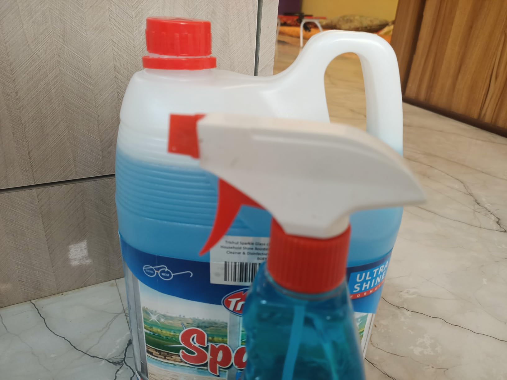 Trishul Sparkle Glass Cleaner | Mirror Cleaner | Glass Polish | Pro ...