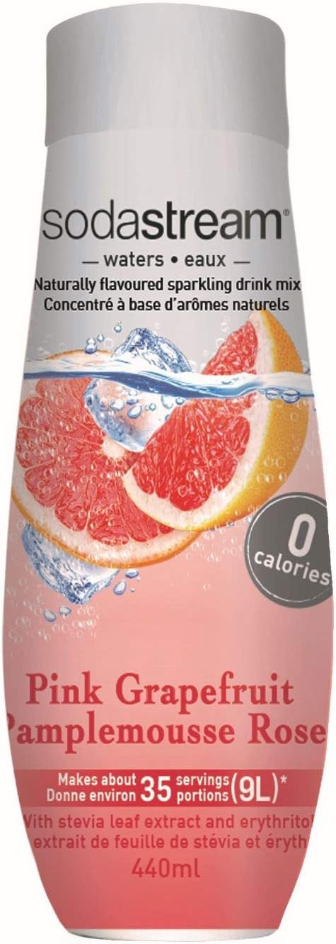 Amazon.com: SodaStream Pink Grapefruit Zero Calorie Syrup, 14.8 Fluid Ounce