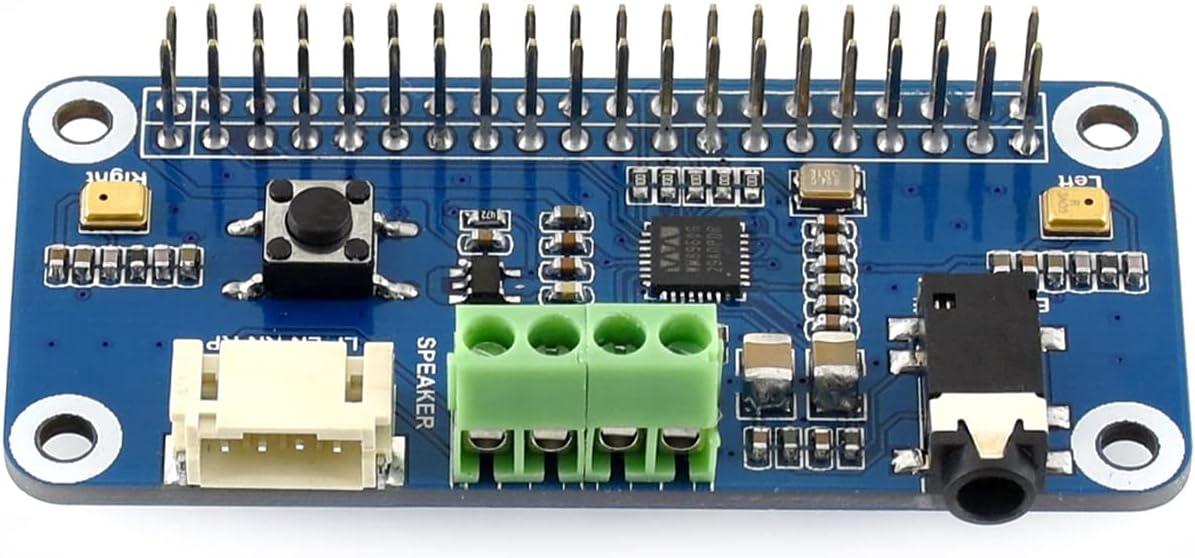 Waveshare Wm8960 Hi Fi Sound Card Hat Stereo Codec Playing And Recording I2s