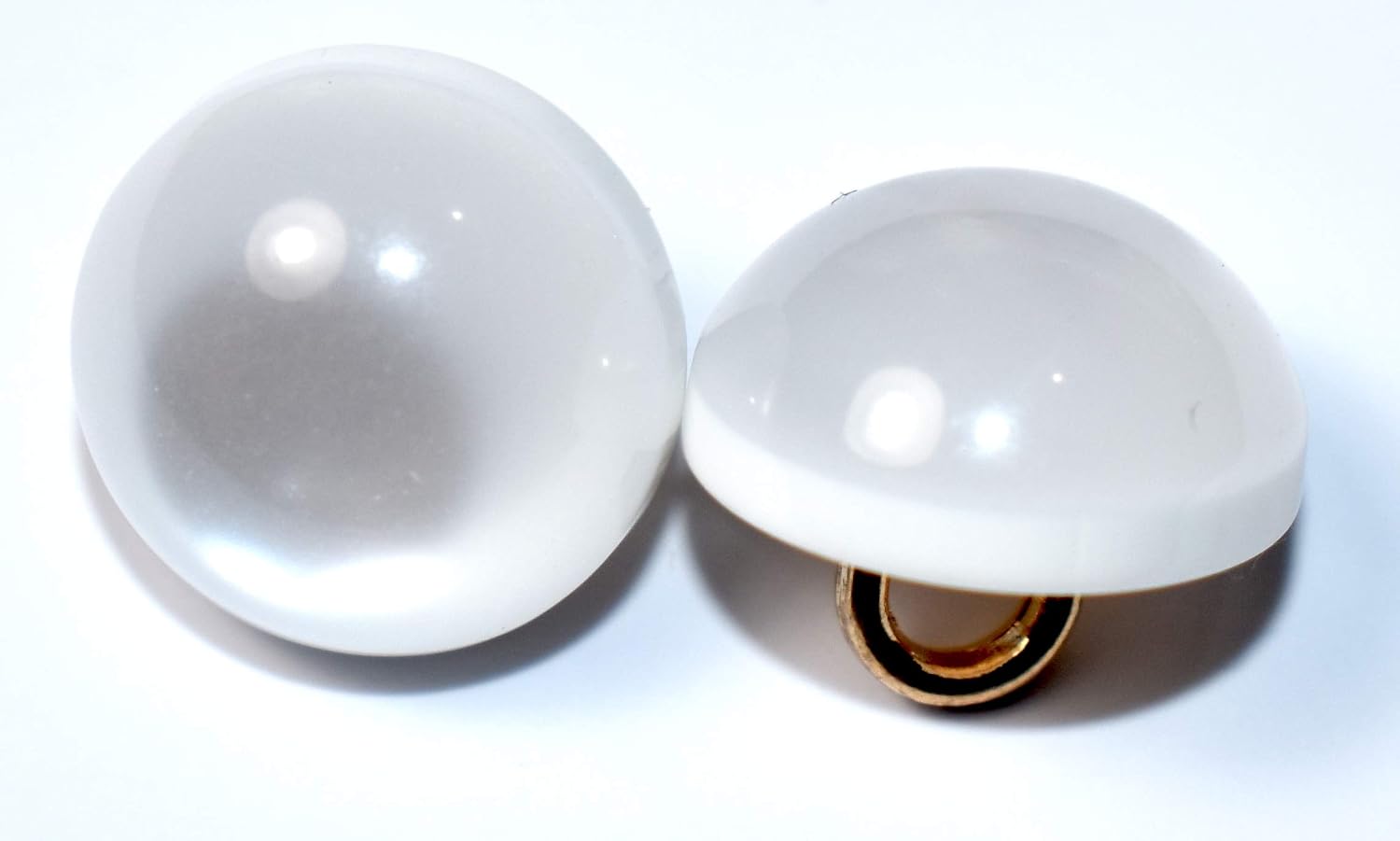 Amazon.com: Bridal Half Dome Buttons (3/8in 10mm White/Clear Qty 25)