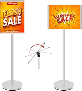 VAIIGO Pedestal Sign Holder Stand 11 x 17 Inch, Sign Stand for Display ...