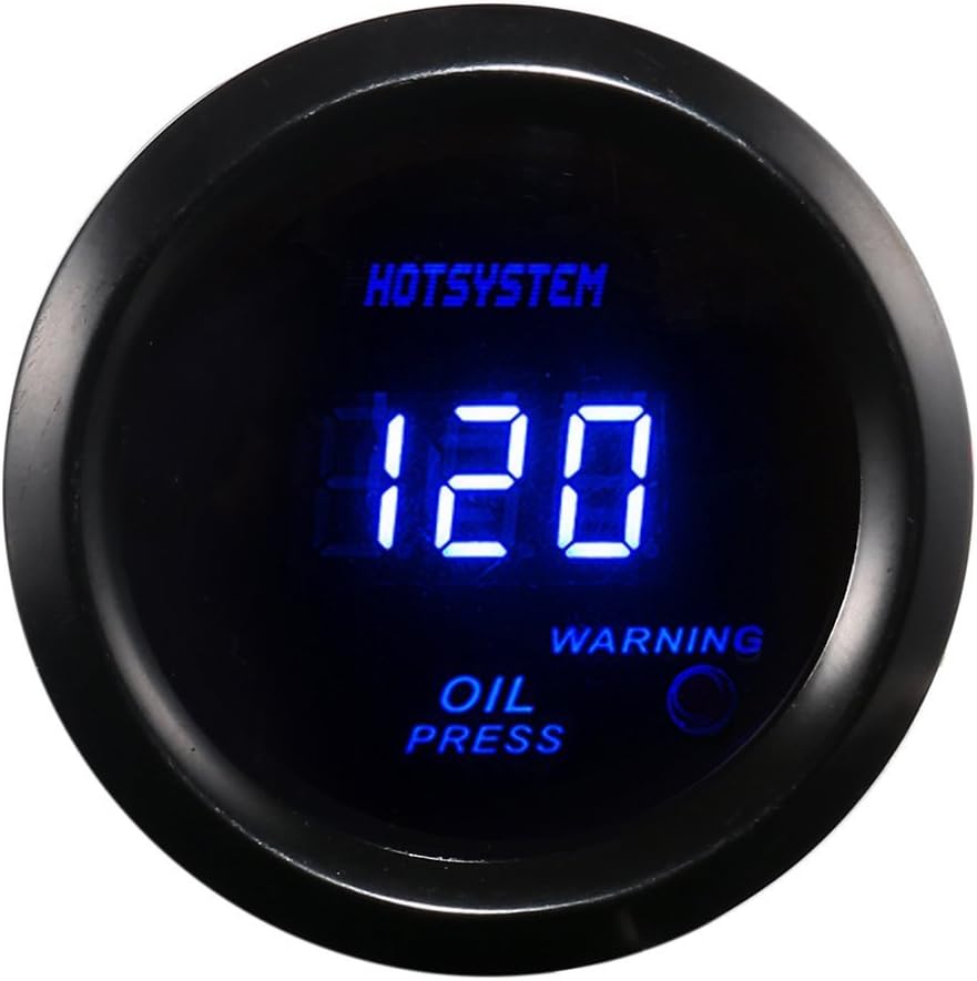 Amazon.com: HOTSYSTEM Electronic Universal Oil Pressure Press Gauge ...