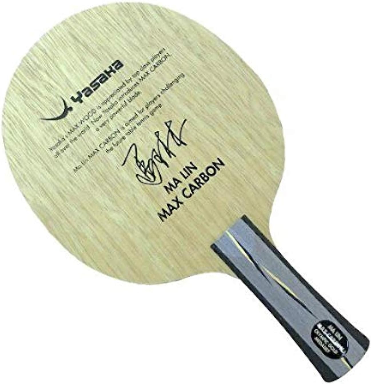 Yasaka Ma Lin Max Carbon Table Tennis Blade (FL), Blades - Amazon Canada