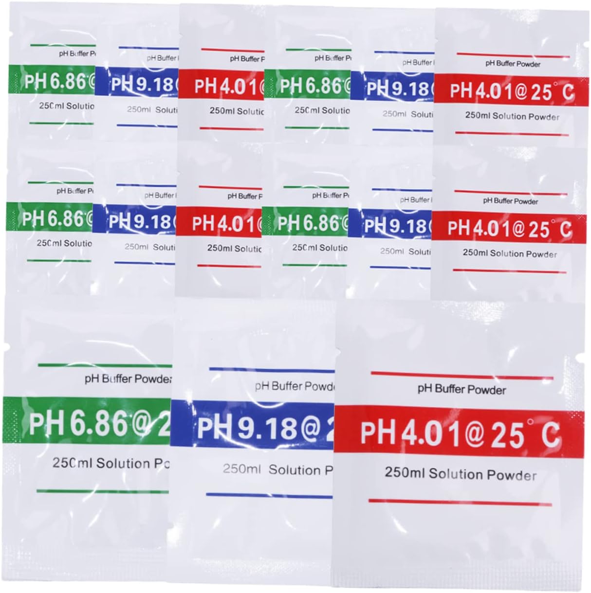 Amazon.com: ULTECHNOVO 15pcs Ph Buffer Powder Ph Test Meter Calibration ...
