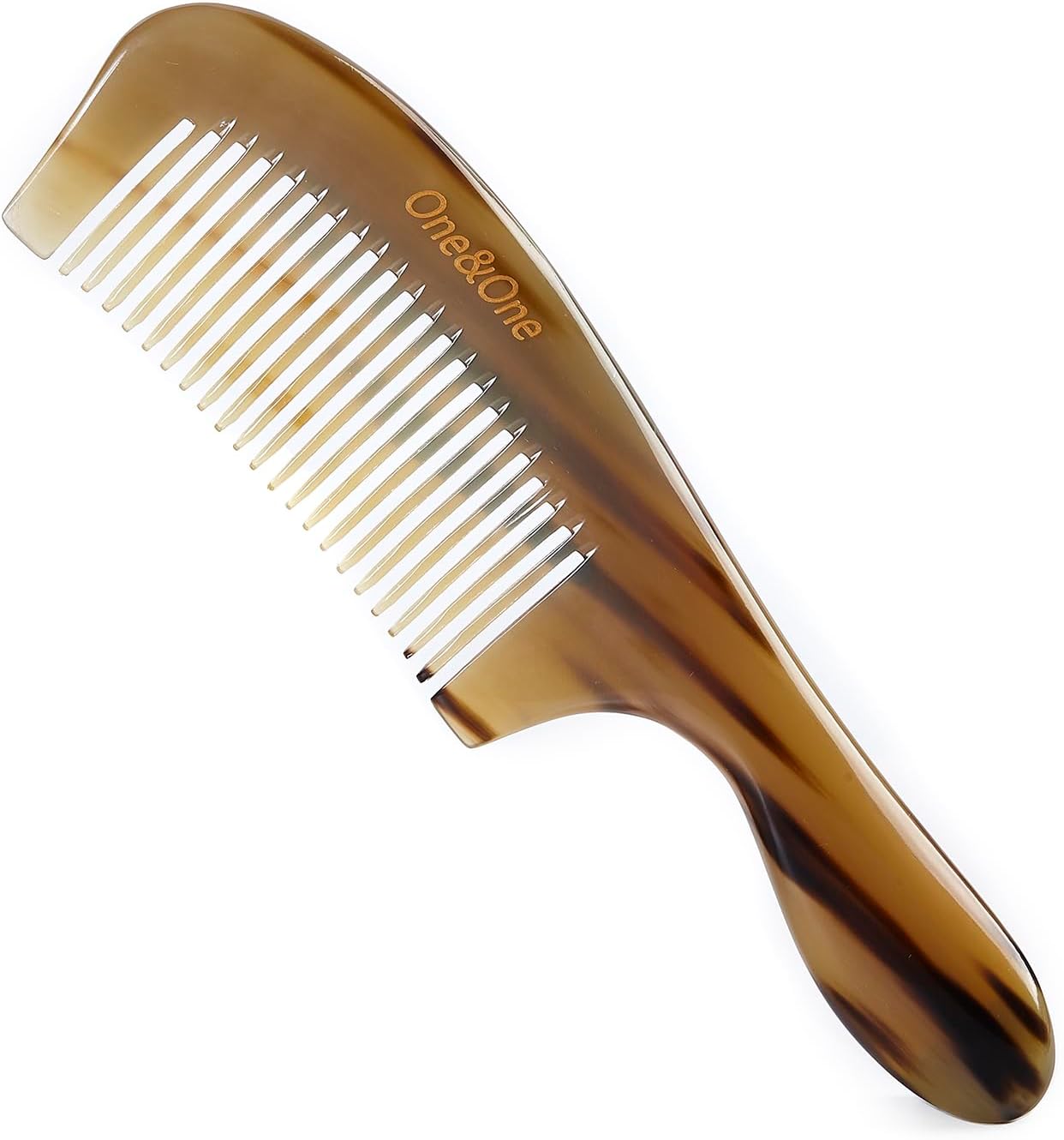 Amazon.com : One&One all Fine Tooth Horn Comb,Bone Hair Comb made from ...