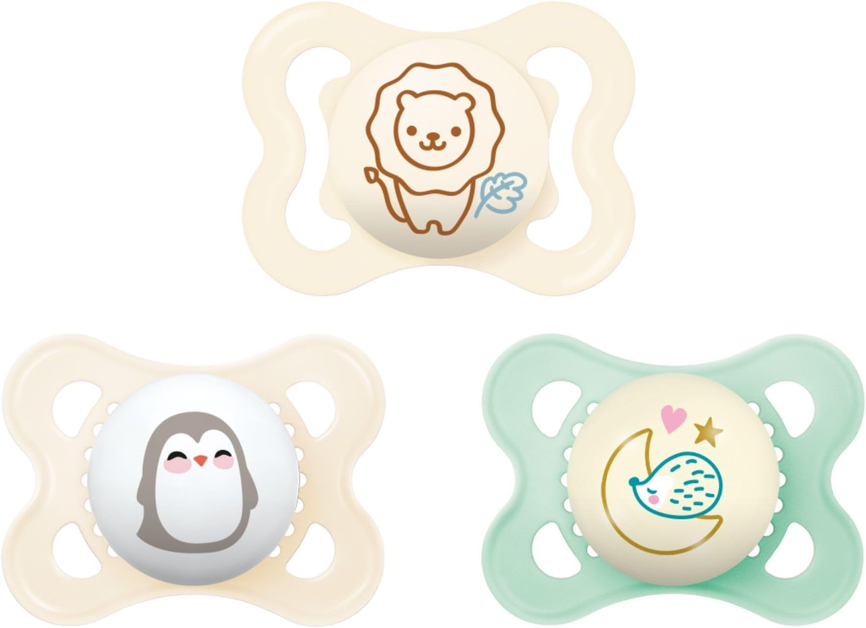 Amazon.com : NUK Comfy Orthodontic Pacifiers, Timeless Collection, 6-18 ...