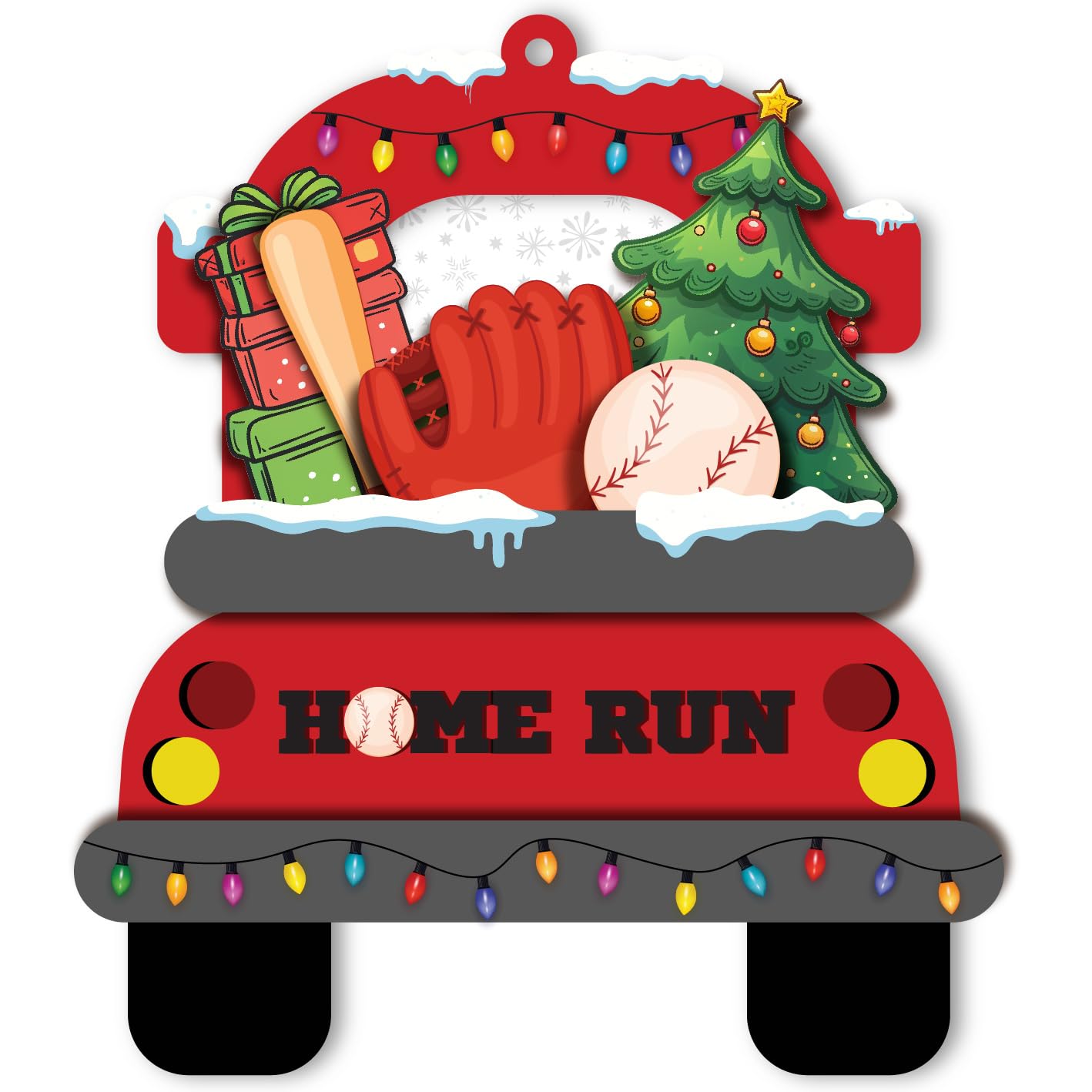 Amazon.com: BlinkWishes Baseball Christmas Ornament Gift for Baseball ...