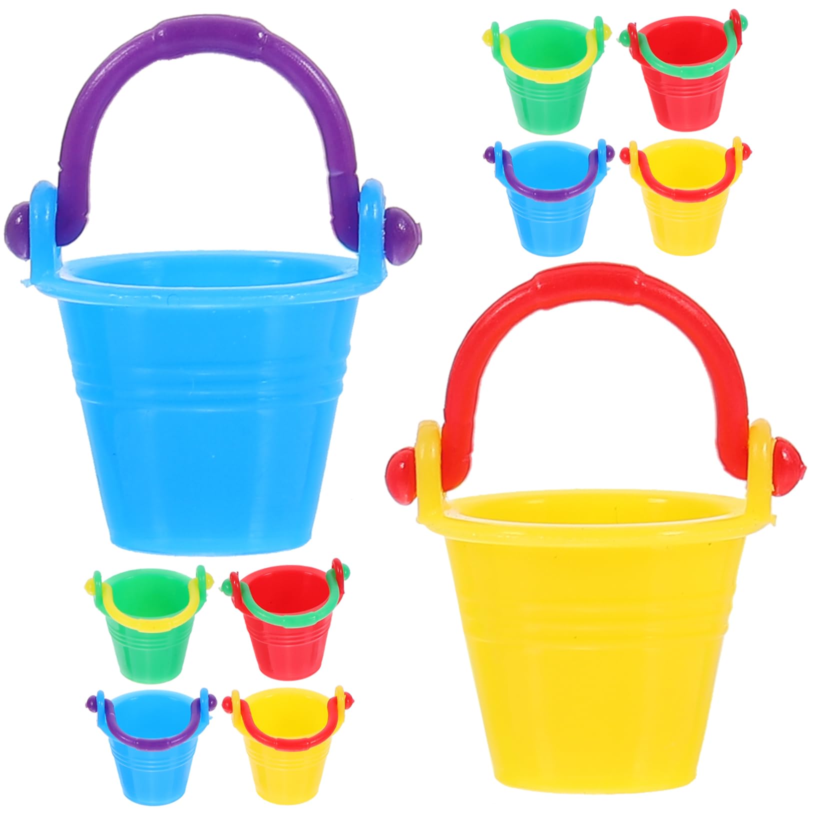 Mens Shoes Casual 10pcs Miniature Beach Buckets - 1 Inch Tiny Plastic ...