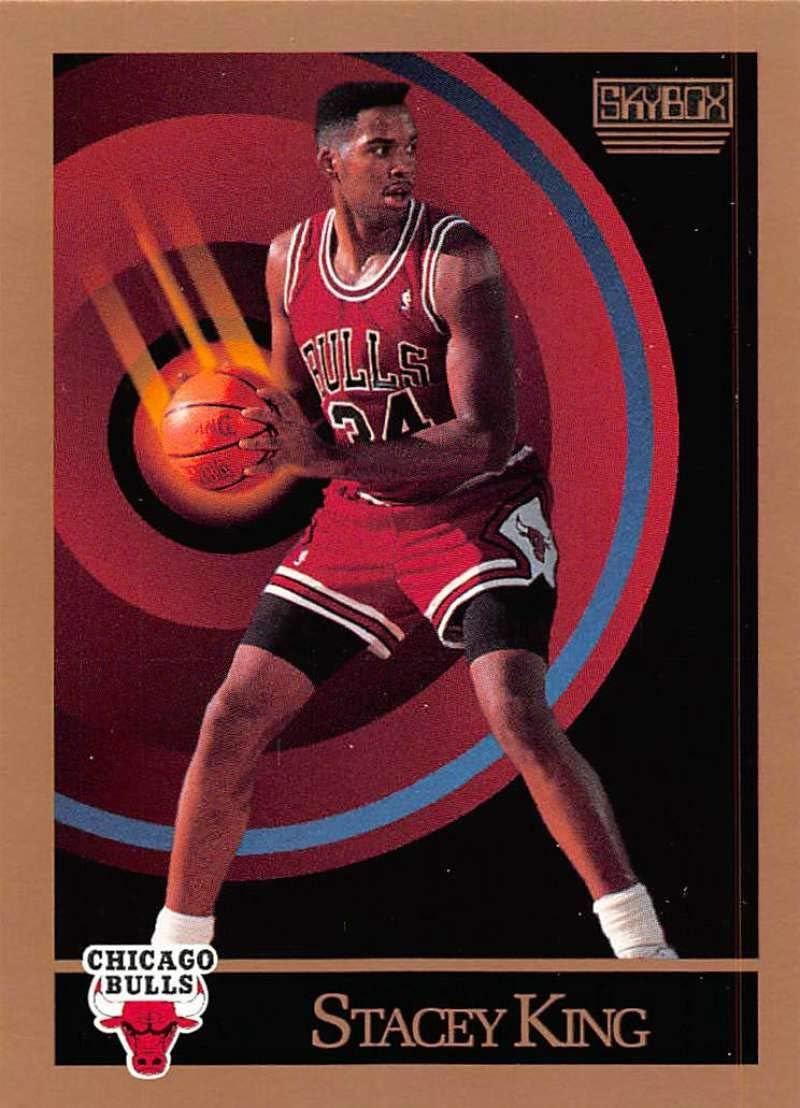 Amazon.com: 1990-91 SkyBox Basketball #42 Stacey King RC Rookie Card ...