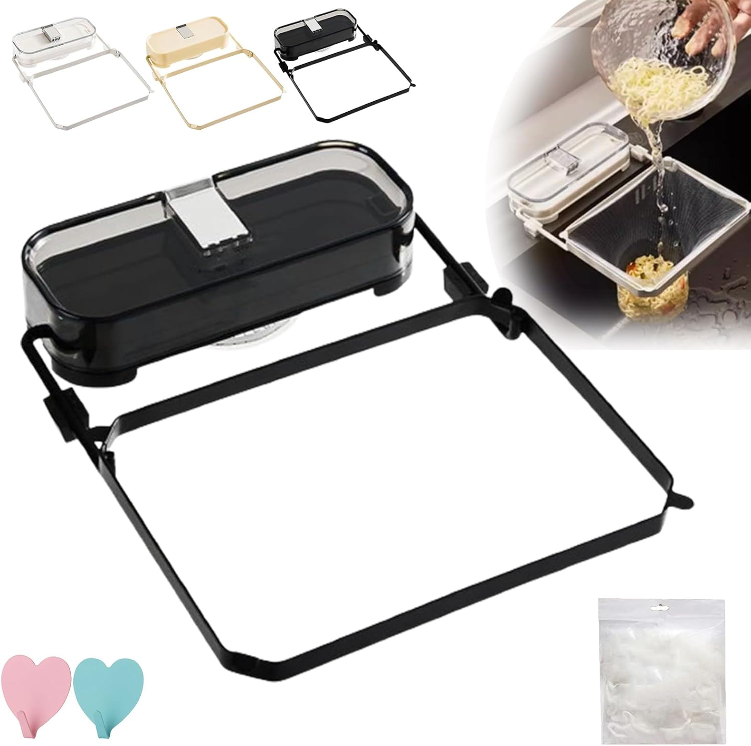 Suction Cup Sink Strainer, Sink Drain Strainer, Kitchen Sink Filter ...