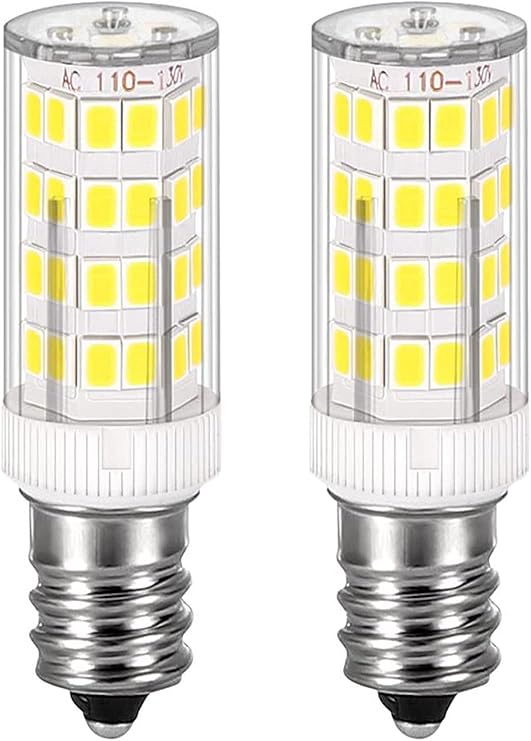E12 LED Light Bulb 4W,Non-dimmable,40W Equivalent,Daylight White 6000K ...